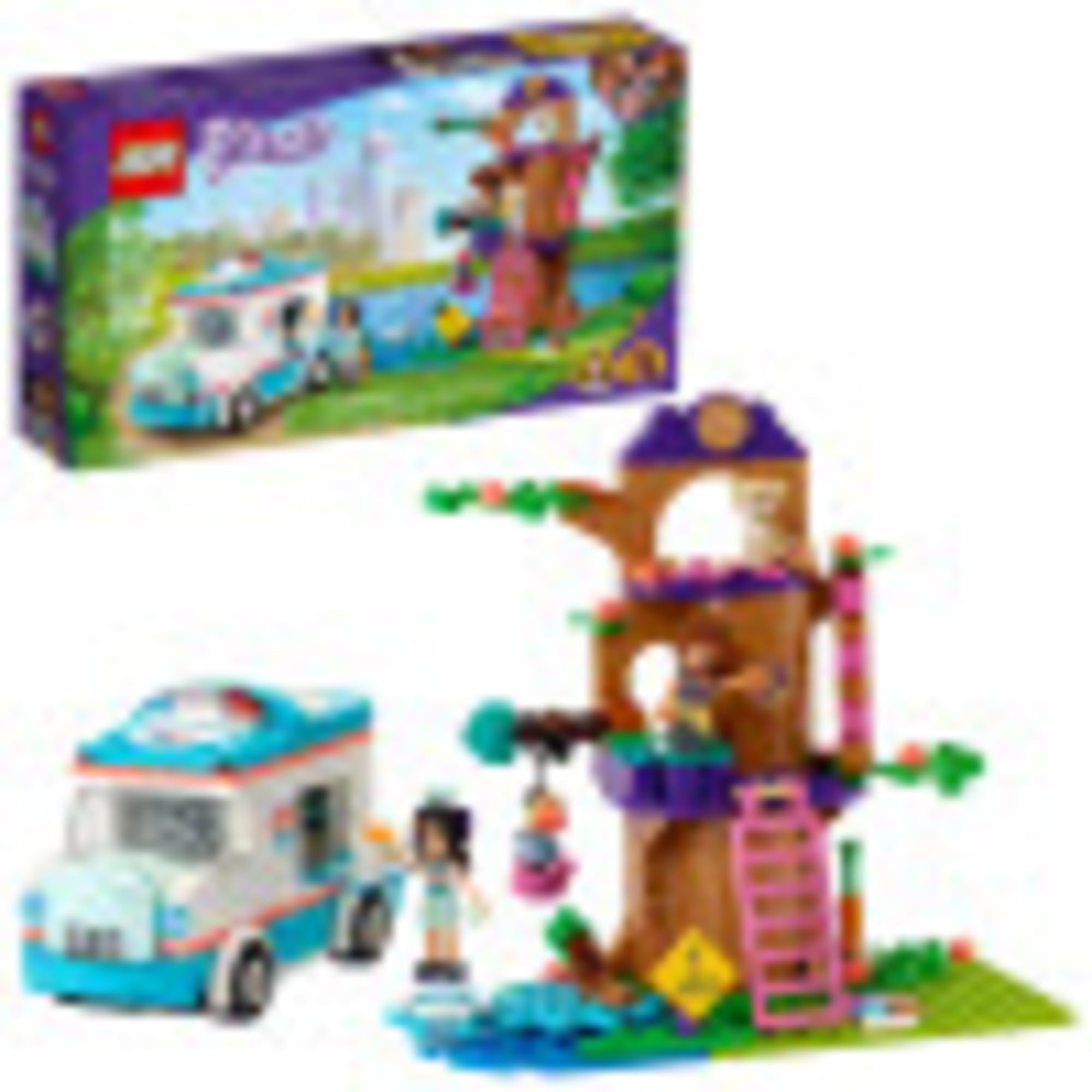 LEGO Friends Vet Clinic Ambulance 41445 Building Kit; Collectible Toy with Ambulance, Rabbit and Kitten Toys, Childrenβs Vet Kit and Olivia and Emma Mini-Dolls, New 2021 (304 Pieces)