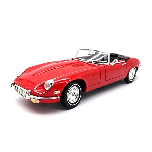 APLIQE Scale Model Vehicles for 1971 Jaguar E-Type Classic Car Simulation Die-Casting Car Metal Alloy Model Car Gift 1:18 Sophisticated Gift Choice