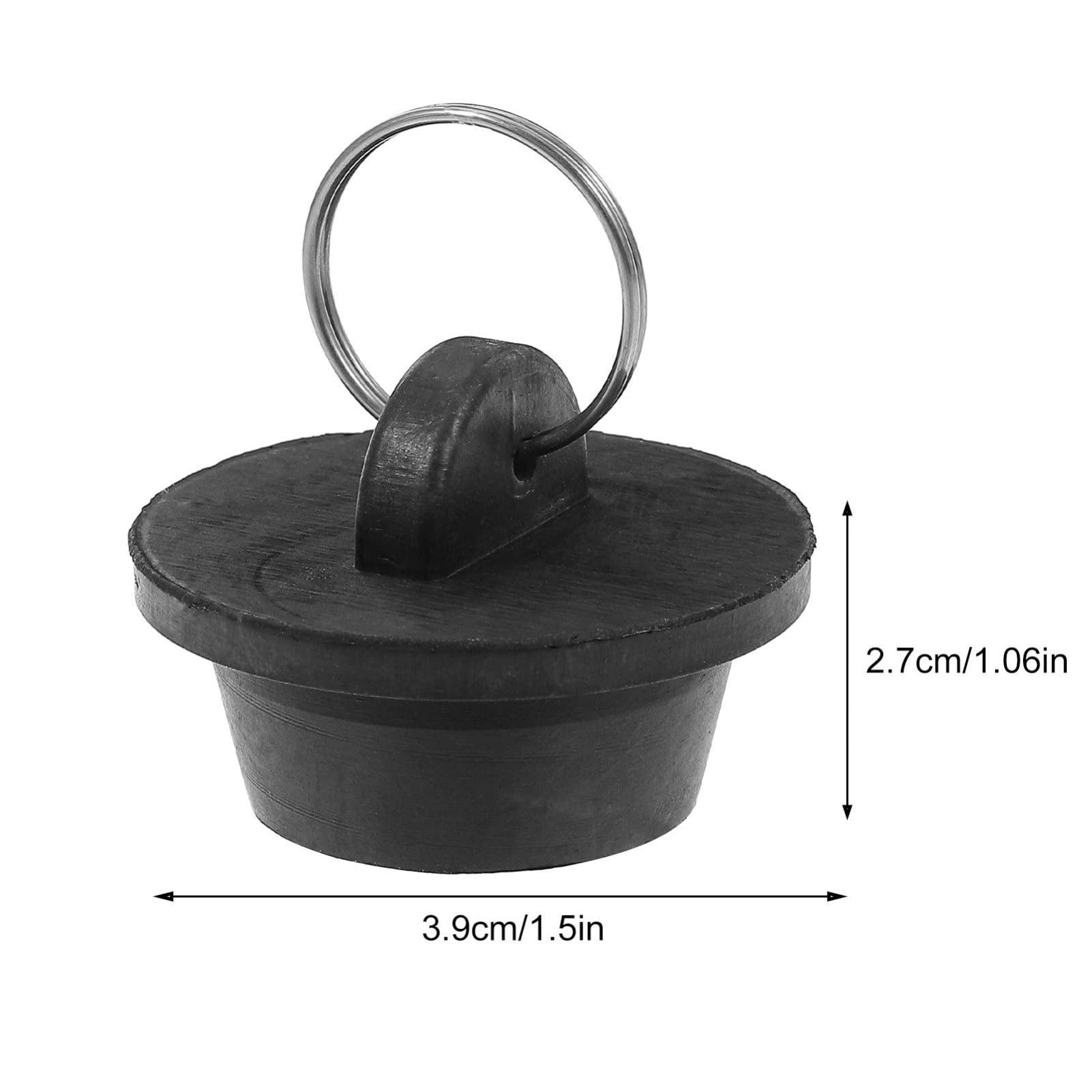 Housoutil 5pcs Sink Plug Bathtub Drain Sink Stopper Kitchen Drain Bathtub Plug Washbasin Plug Bath Tub Drain Plug Tub Drain Stopper Bathroom Sink Stopper Tub Stopper Car Dent Remover Rubber