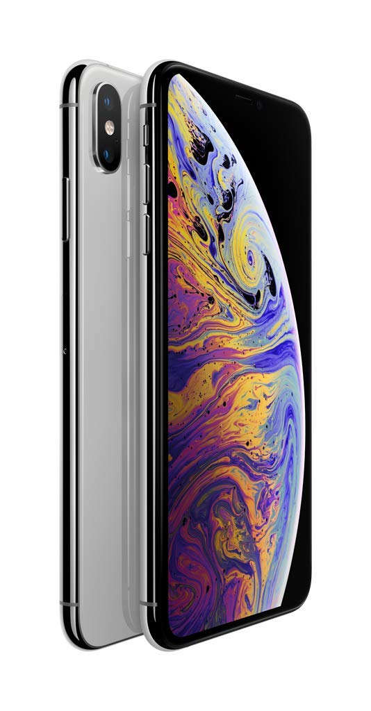 Apple iPhone XS Max (64GB, Silver) [Locked] + Carrier Subscription