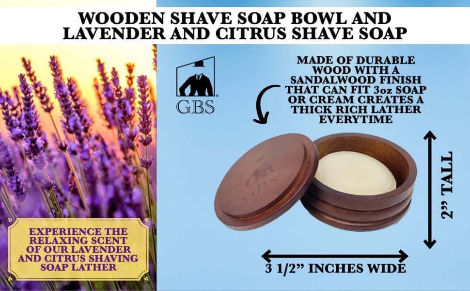 G.B.S Complete Men’s Wood Shaving Set