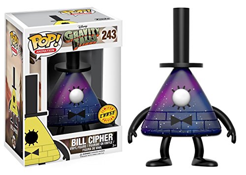 POP Disney: Gravity Falls - Bill Cipher [Purple] Limited Edition Chase Funko Pop! Vinyl Figure (Bundled with Compatible Pop Box Protector Case), 3.75 inches