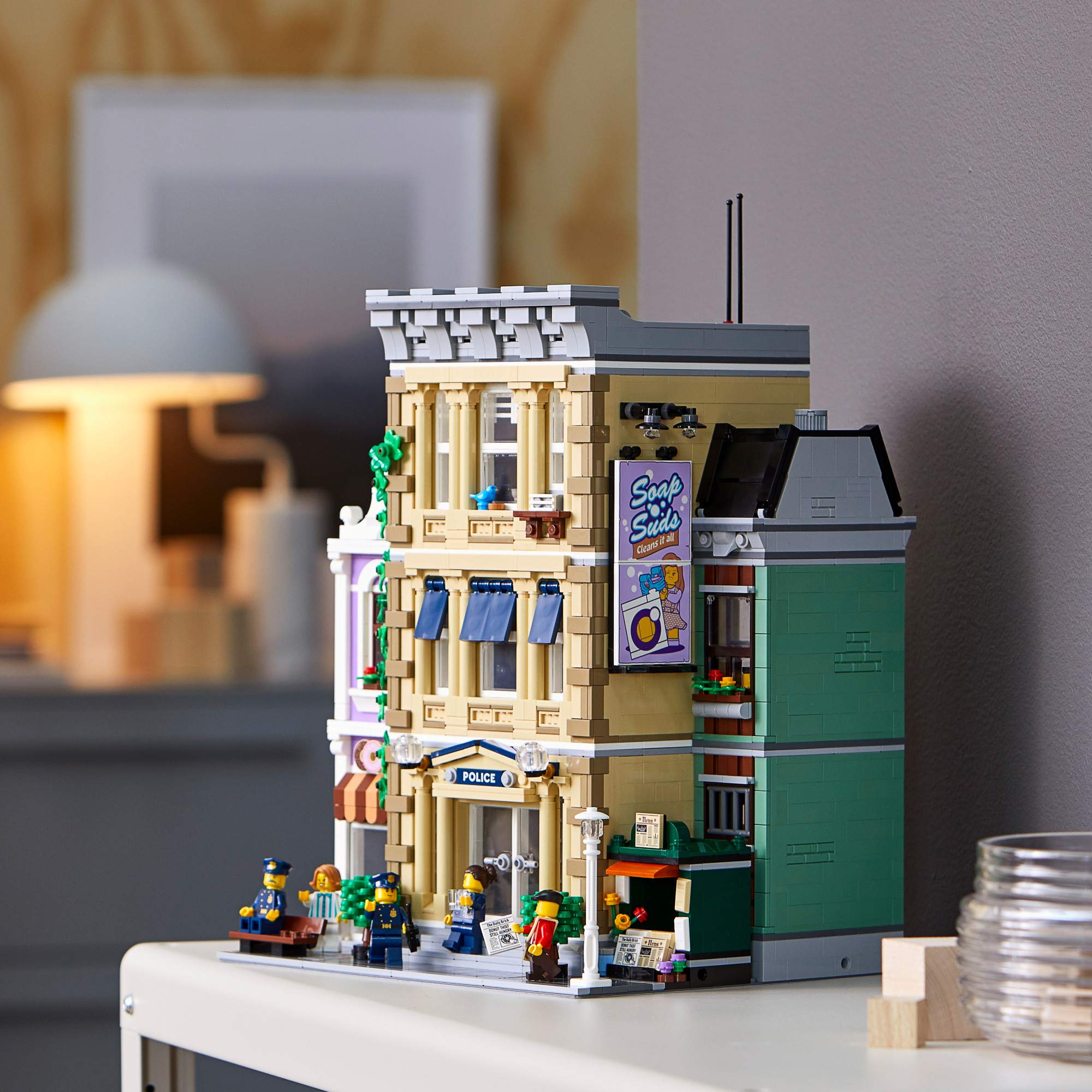 LEGO Police Station 10278 Building Kit; A Highly Detailed Displayable Model for Adults, New 2021 (2,923 Pieces)