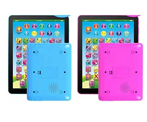 Kids Learning Pad Fun Kids Tablet Touch and Learn Phone Learning Games Early Child Development Toy for Number Learning, Learning ABCs, Spelling, Animal Game Melodies Educational Toy