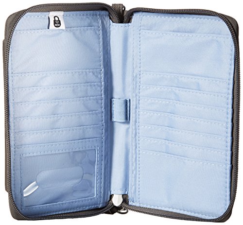 Baggallini womens New Classic Rfid Phone Wallet Crossbody, Sterling Shimmer, One Size US
