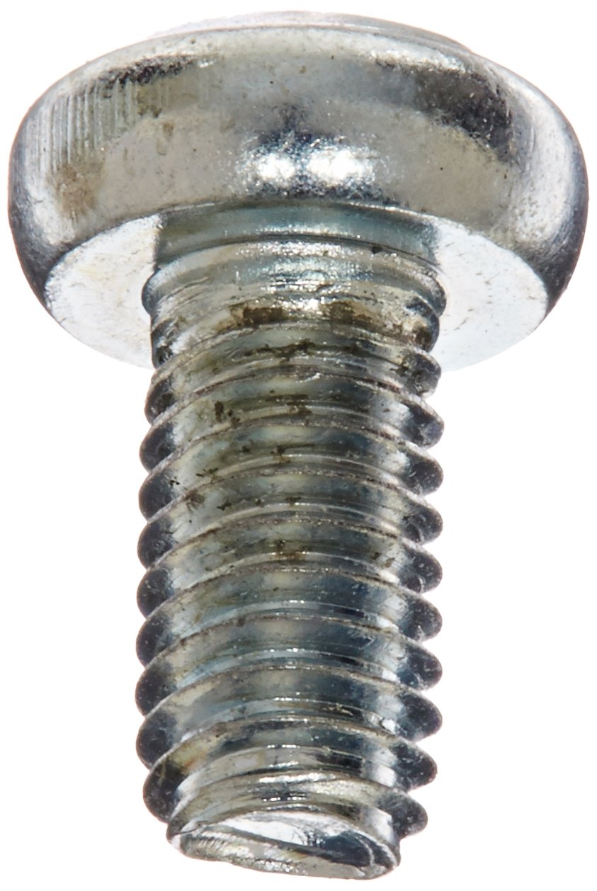 Small Parts M36D7500T Steel Thread Rolling Screw for Metal, Zinc Plated, Pan Head, Star Drive, Metric, M3-0.5 Thread Size, 6 mm Length (Pack of 100)