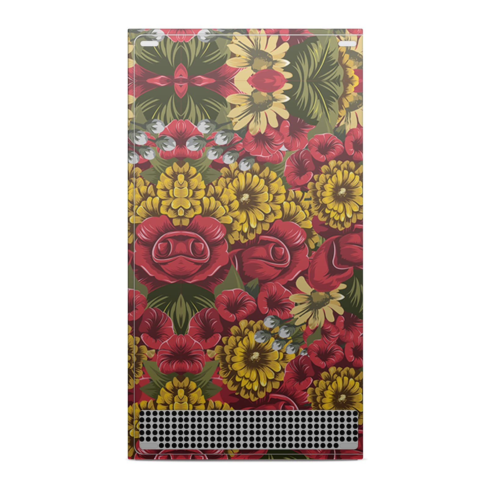 Head Case Designs Officially Licensed Frida Kahlo Portrait Pattern Floral Vinyl Sticker Gaming Skin Case Cover Compatible with Xbox Series S Console