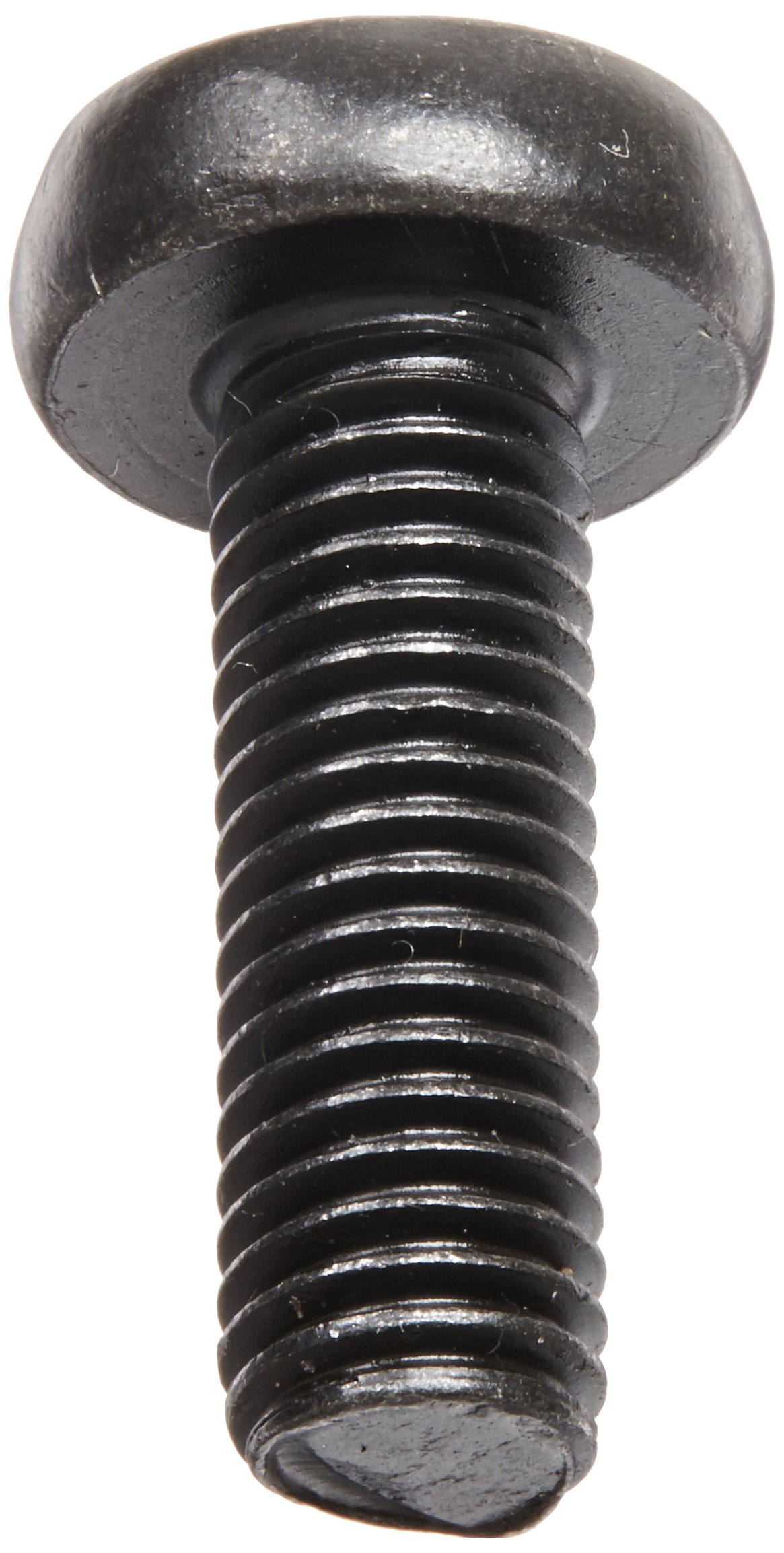 Small Parts M825D7985AB Steel Pan Head Machine Screw, Black Oxide Finish, Meets DIN 7985, #4 Phillips Drive, M8-1.25 Thread Size, 25 mm Length, Fully Threaded, Import (Pack of 25)