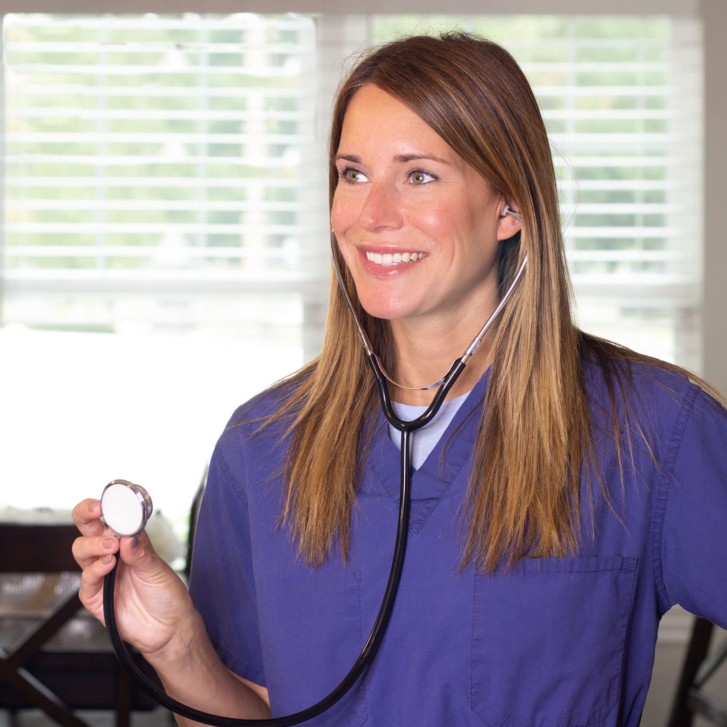 MABIS Spectrum Dual Head Lightweight Stethoscope, Hunter Green
