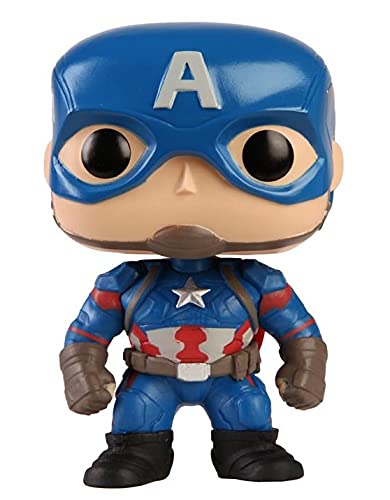 POP Marvel: Captain America 3: Civil War - Captain America Funko Vinyl Figure (Bundled with Compatible Box Protector Case)