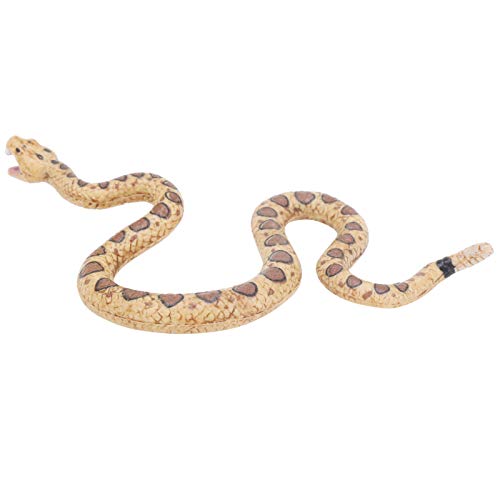 Bagima Highly Simulation Snake Trick Realistic Rubber Snake Mini Snake Model Decoration Supply Prank Props for Halloween Party (cobra)