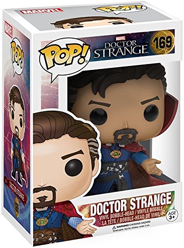 POP Marvel: Doctor Strange - Dr. Strange Funko Pop! Vinyl Figure (Bundled with Compatible Pop Box Protector Case), Multicolor, 3.75 inches