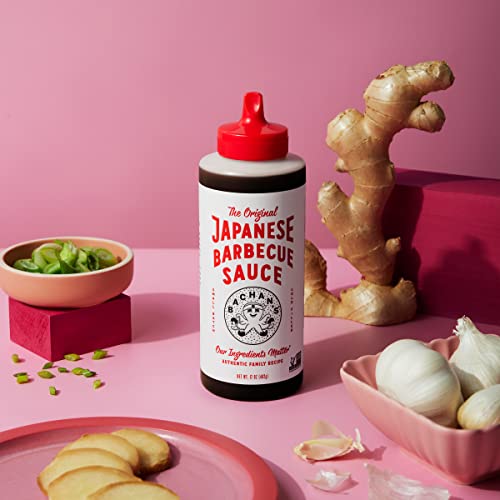 Bachan's Japanese Barbecue Sauce, Original, 17 Oz, Non GMO, No Preservatives, Vegan, BPA free, BBQ Sauce for Chicken, Beef, Pork, Noodles, and More