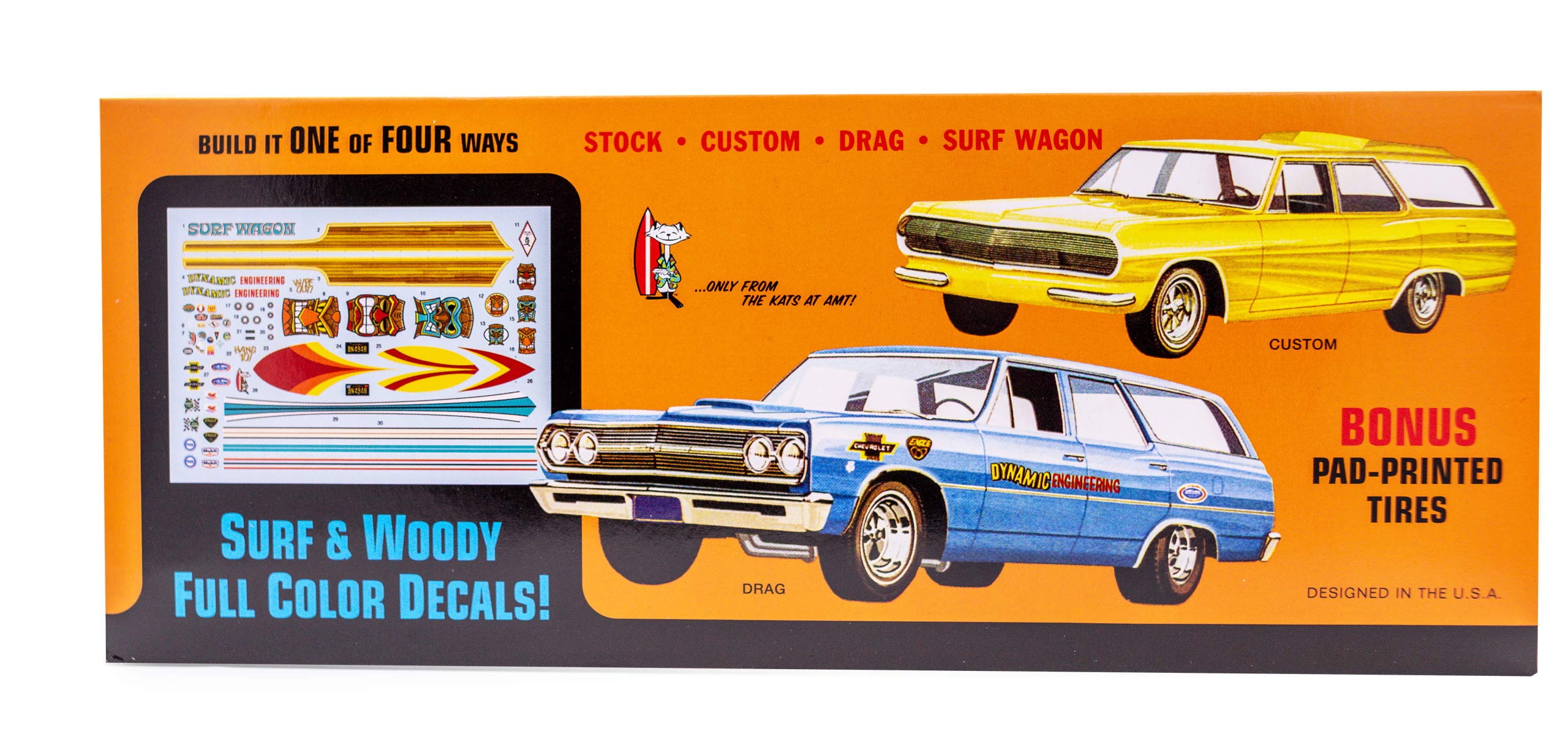 AMT 1965 Chevelle Surf Wagon 1:25 Scale Model Kit