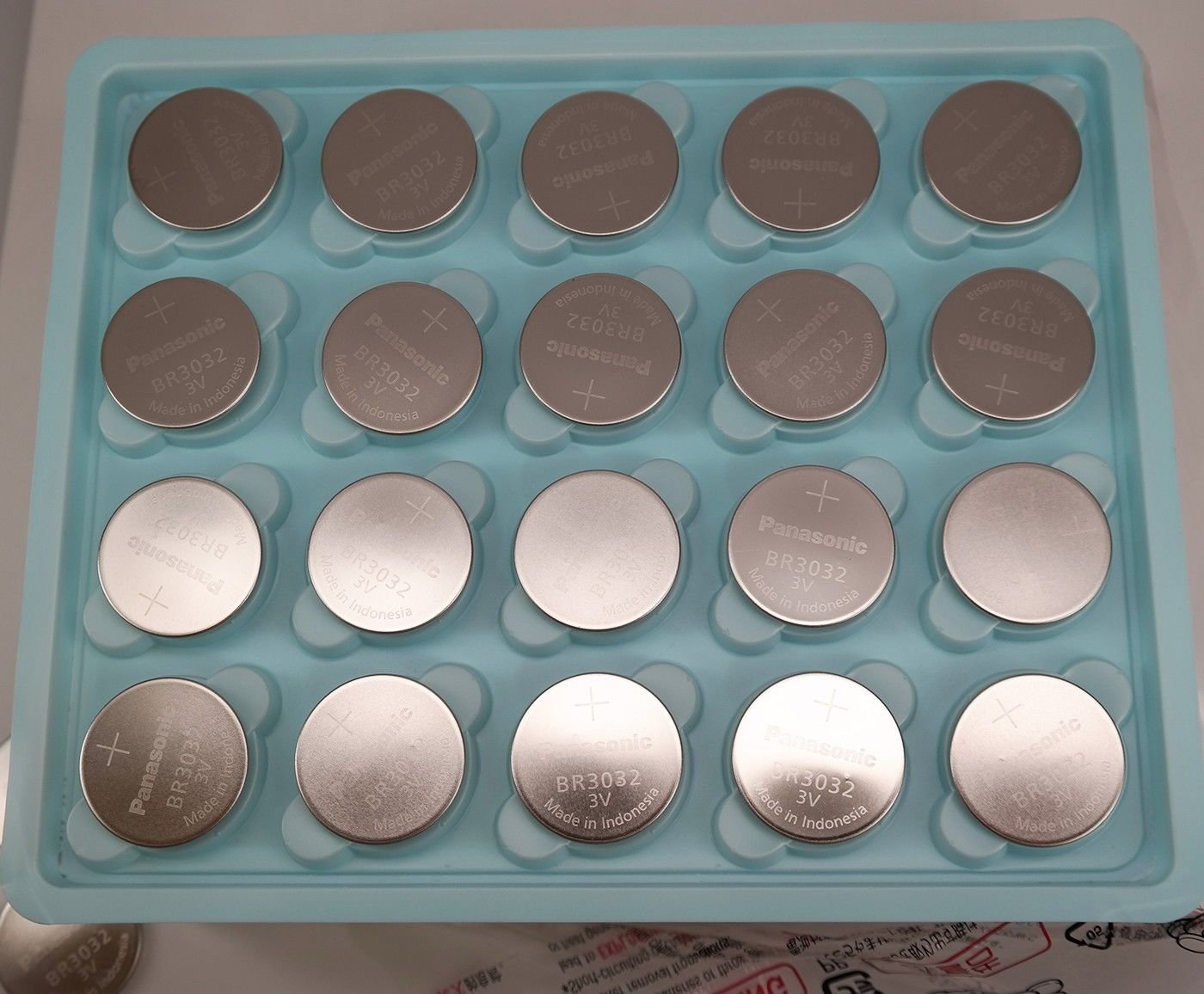 Panasonic BR3032 3V Coin Cell Batteries (4 Pieces)