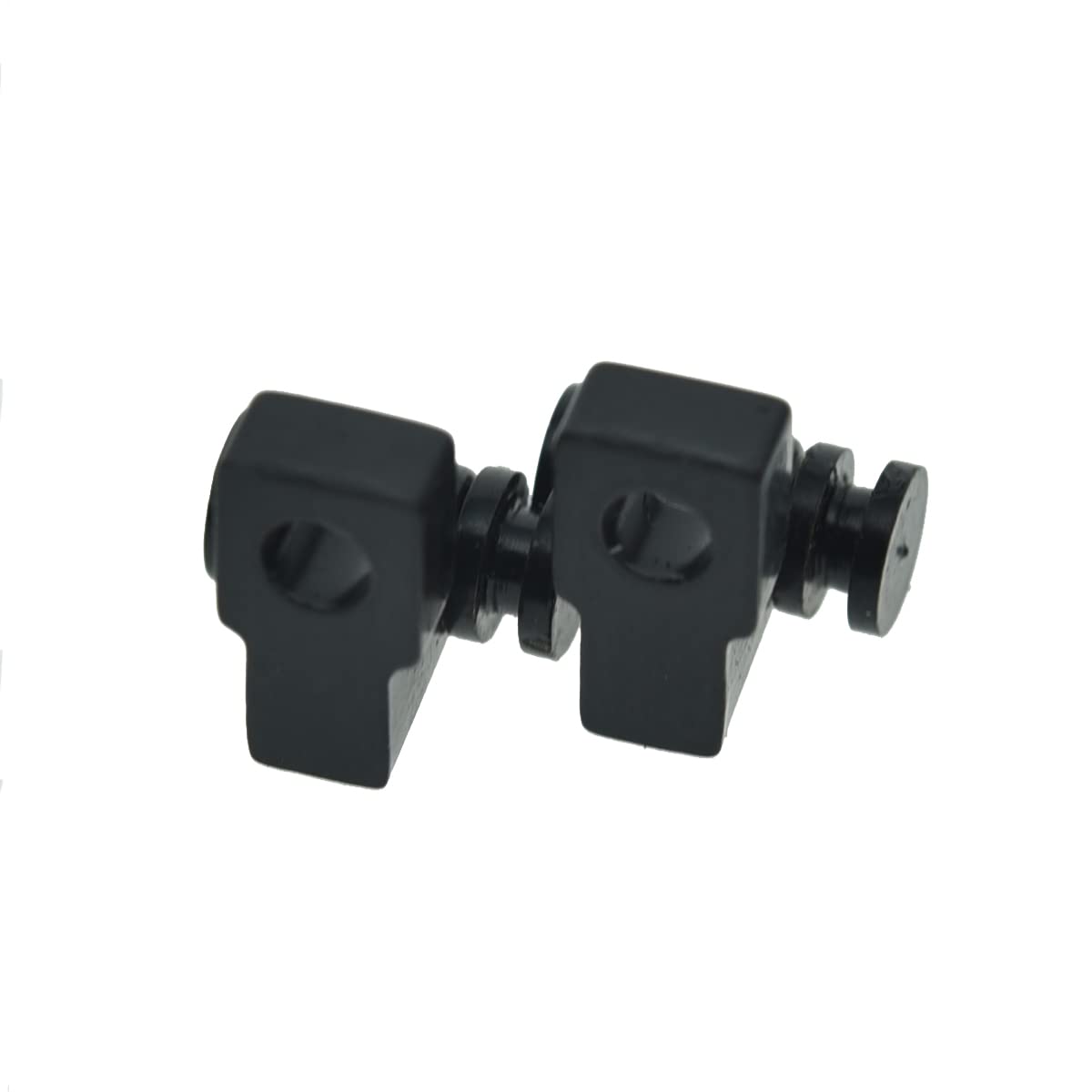 Dopro Set of 2 Guitar Roller String Tree Roller String Guides Retainer for Electric Guitars Strat Stratocaster Tele Telecaster Black