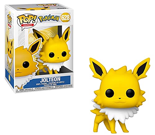 POP Pokemon - Jolteon Funko Pop! Vinyl Figure (Bundled with Compatible Pop Box Protector Case), Multicolor, 3.75 inches