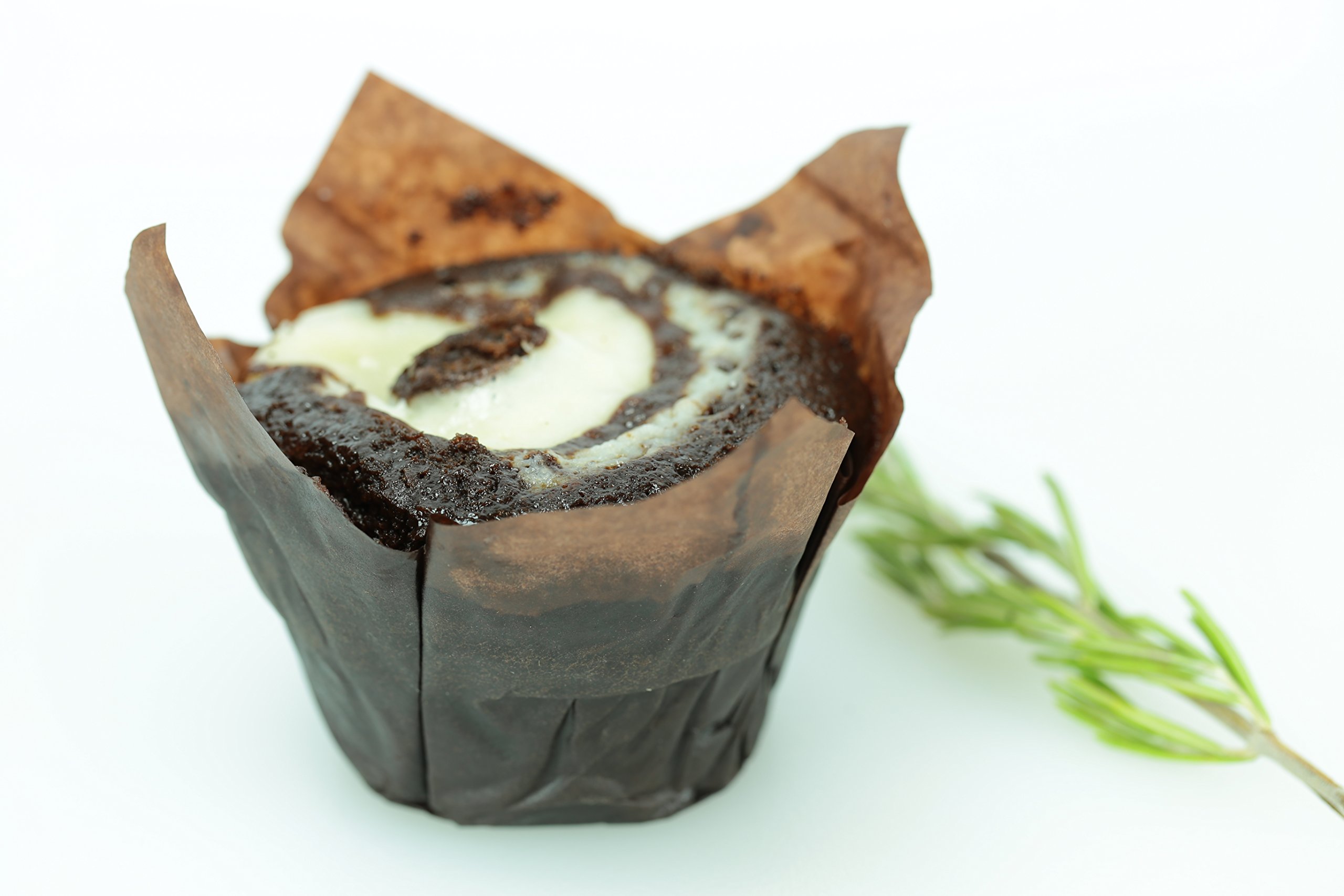 Brown Tulip Baking Cups, Large Size, Pack of 50