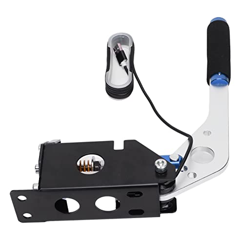 Game Handbrake, High Hardness Aluminium Alloy Easy Installation Linear Game Handbrake for G27 G25 G29(Blue)