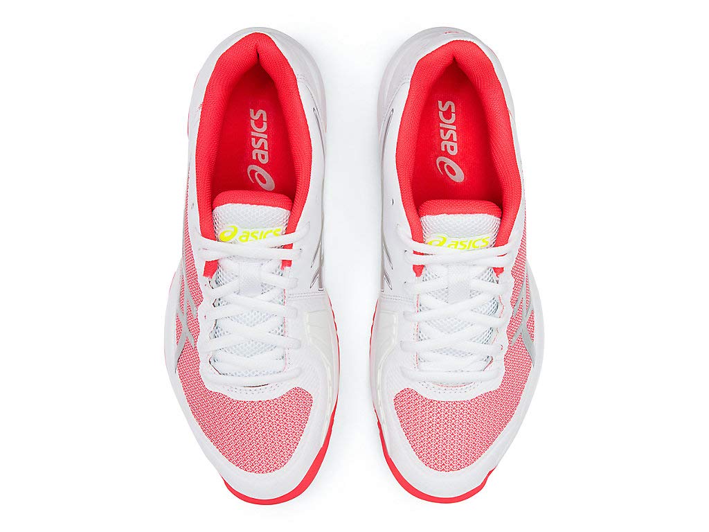 ASICS Women's Gel-Court Speed Tennis Shoes, 12, White/Laser Pink