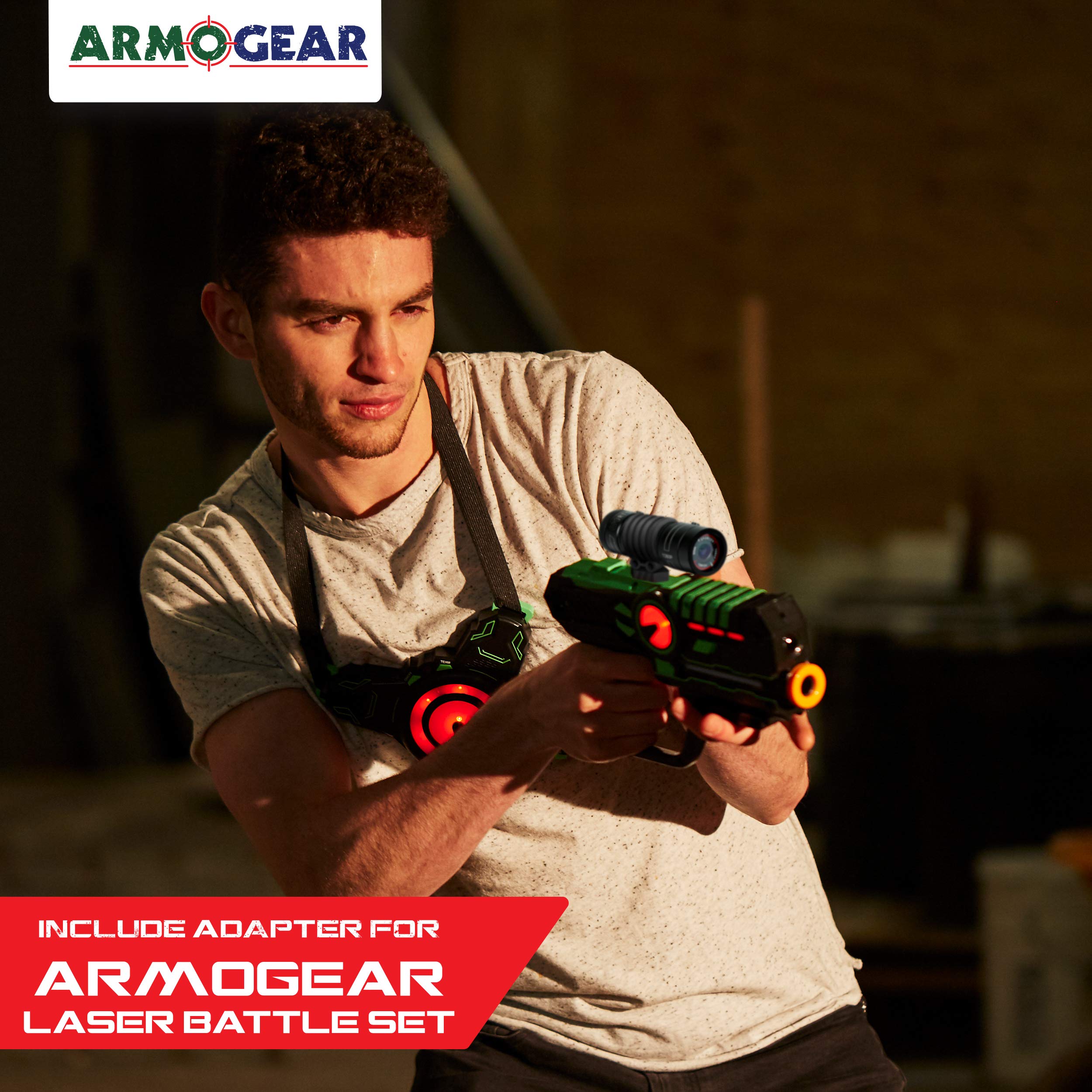 ArmoGear Kids Action Camera with Video Recording β Action Camera Mount on Bike, Helmet, or Laser Gun β Great Sports Accessory for Kids