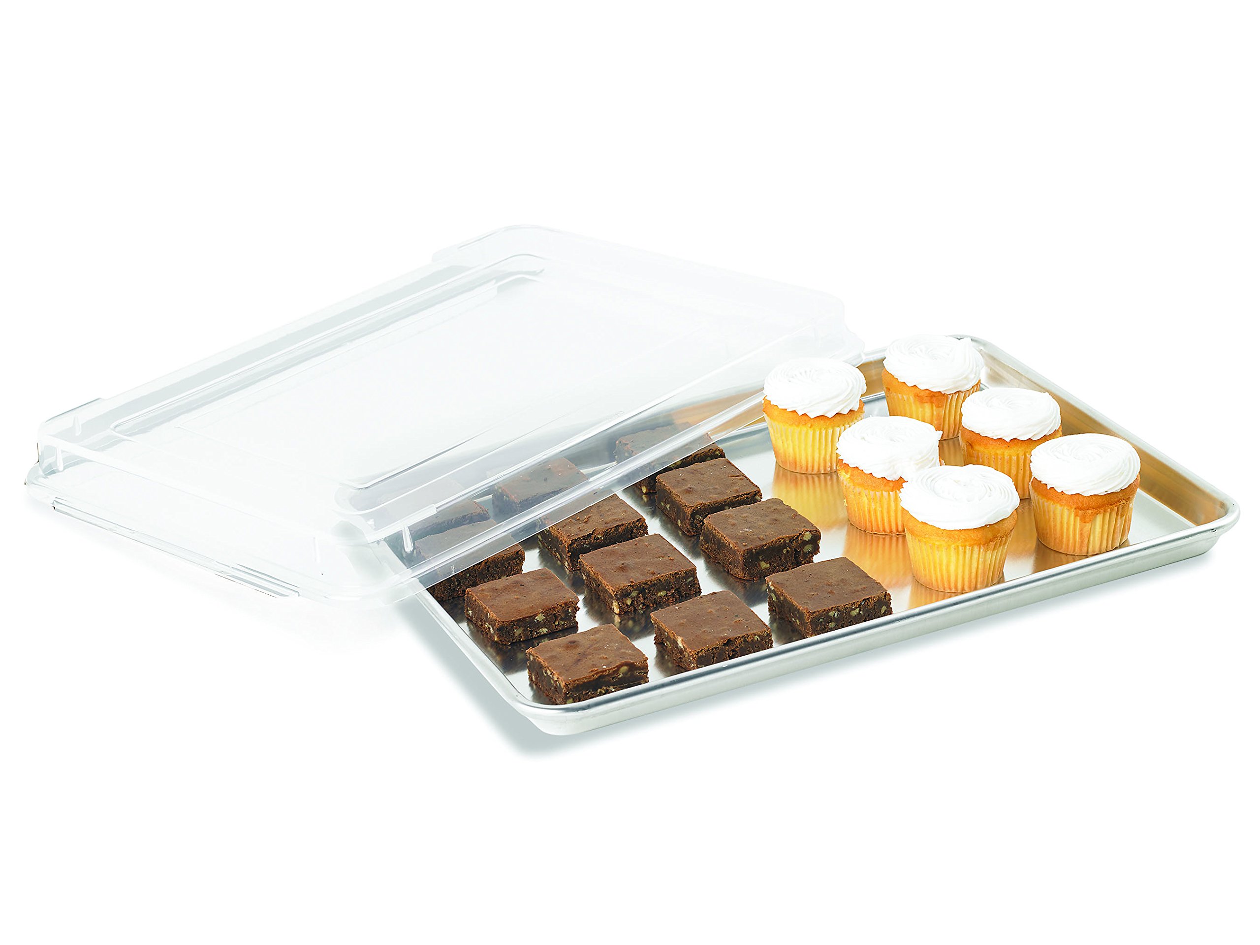 Artisan Professional Classic Aluminum Baking Sheet Pan Set with 18 x 13-inch Half Sheet and Cover