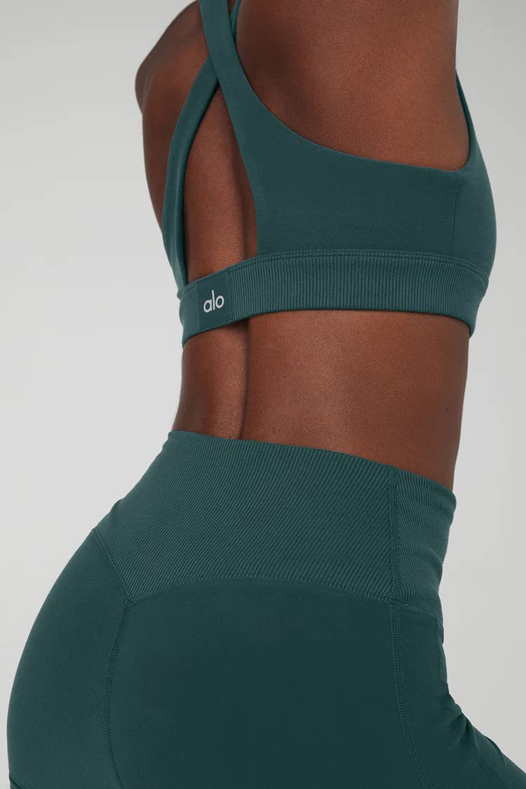 Alo Yoga Women's High-Waist Alosoft Lounge Legging (as1, Alpha, m, Regular, Regular, Midnight Green, Regular)