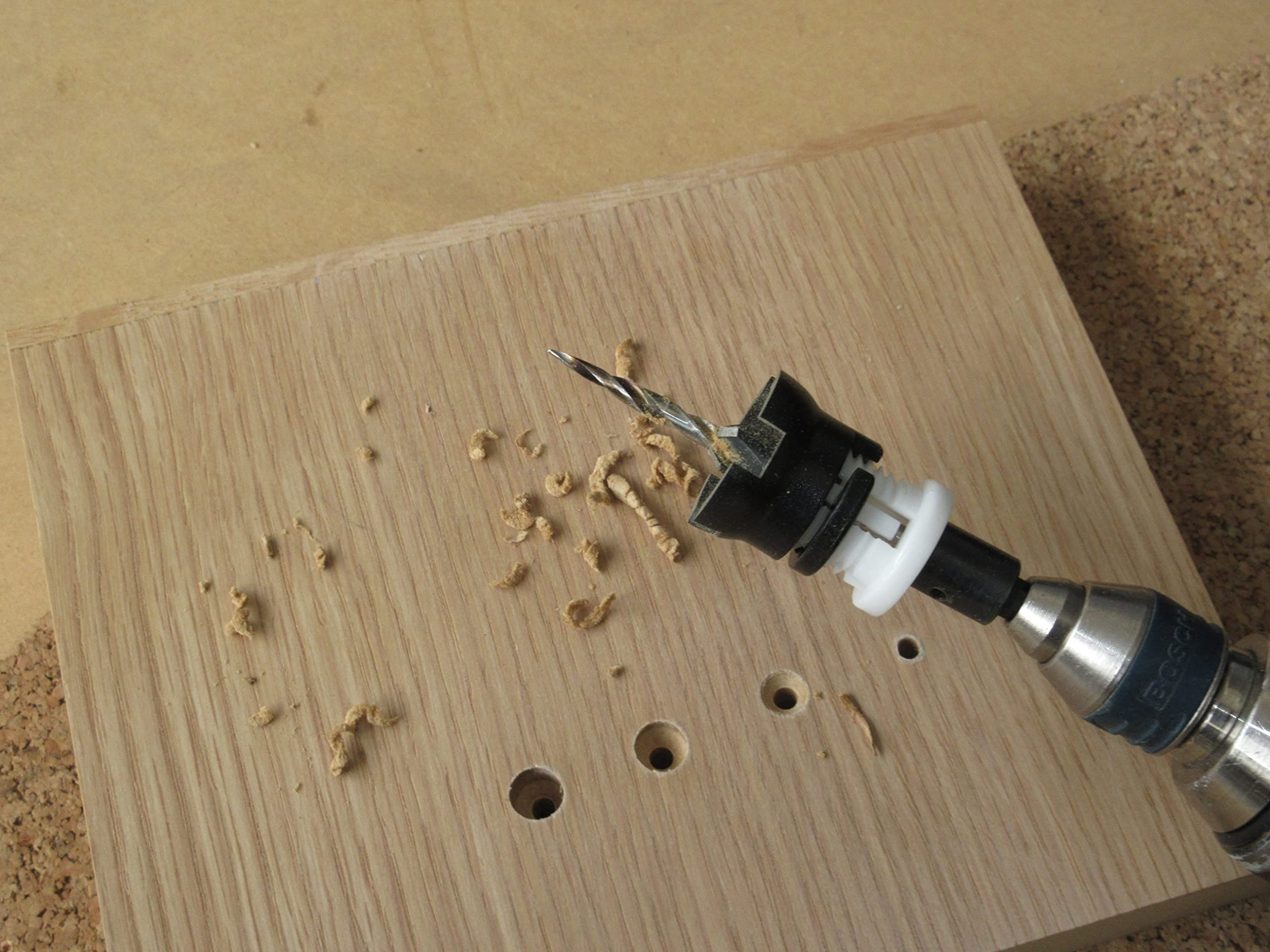 Countersink Buddy Adjustable Depth Stop Attachment for Countersink Drill Bits