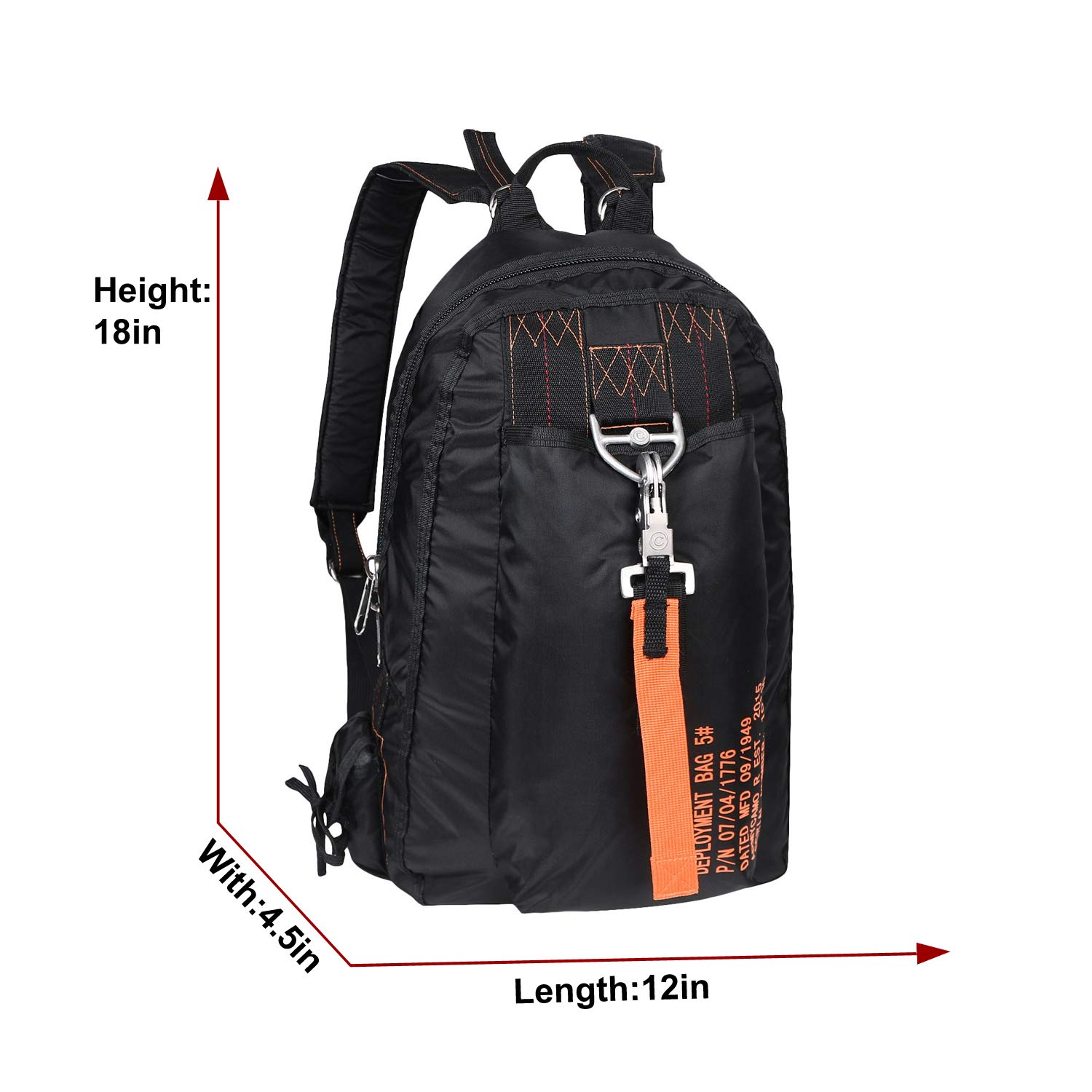 ARMYCAMOUSA AIR FORCE Parachute Buckles Rucksacks Nylon Tactical Backpack Deployment Bag