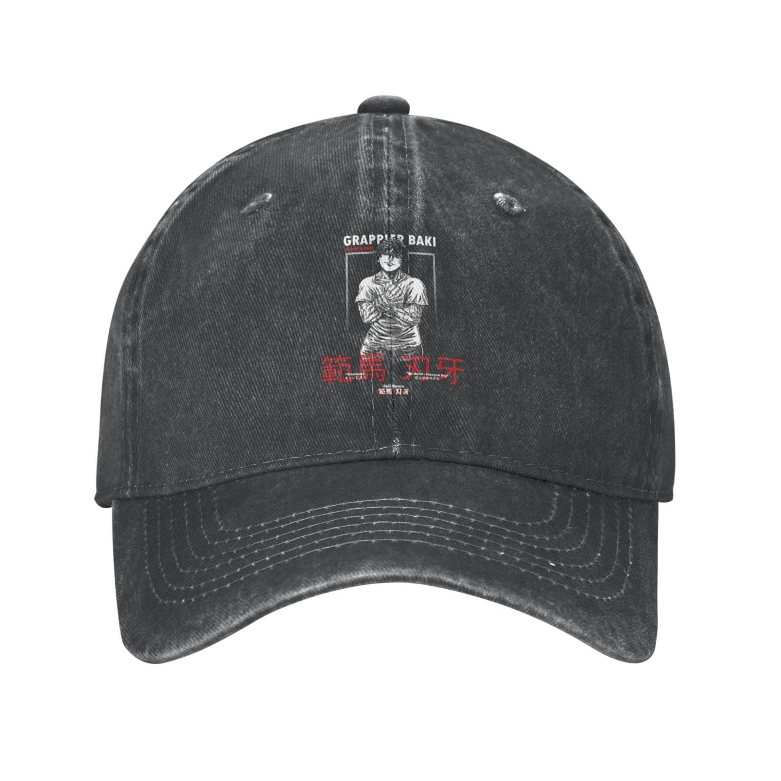 Baki The Grappler Hats for Men Retro Fashion Sports Denim Cap Hip Hop Hat Unisex Adjustable Trucker Dad Baseball Caps