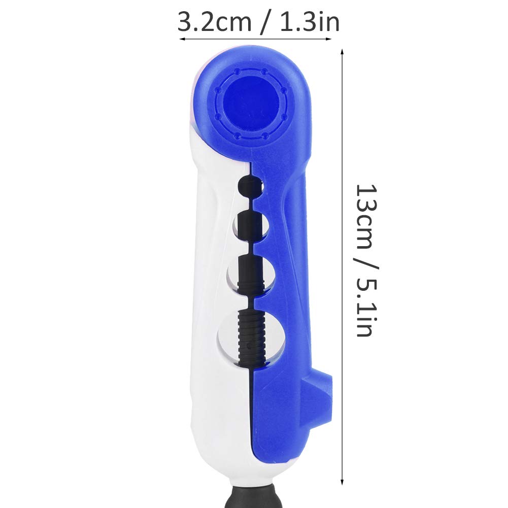 AUHX Fishing Line Spooling Tool, Fishing Line Winder Universal Multifunctional for Various Sizes Rod for Spinning Reels and Casting Reels(White Red)