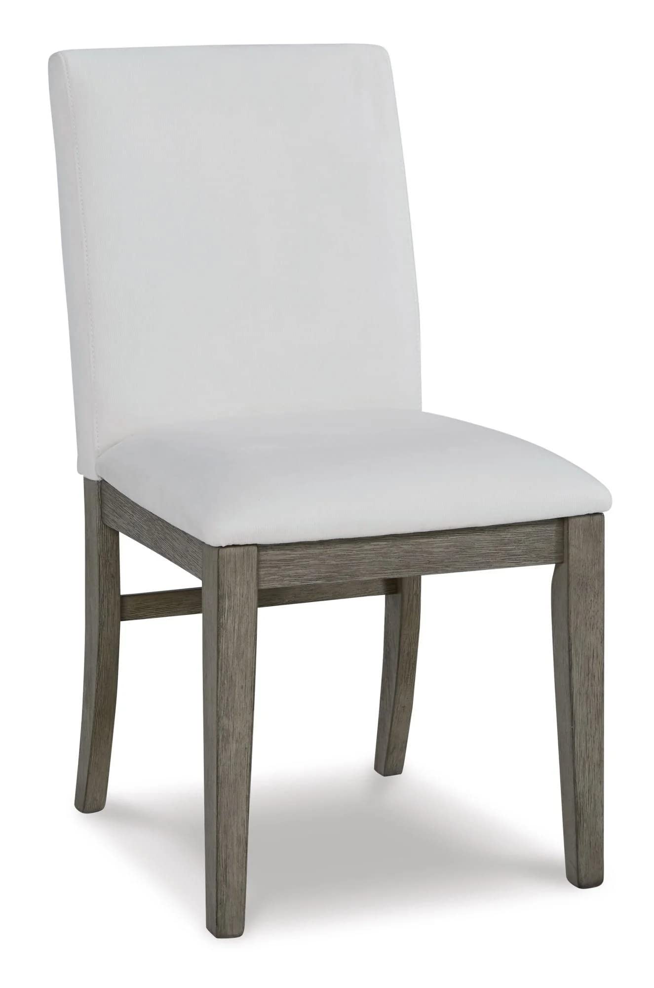 Ashley Furniture Anibecca Dining UPH Side Chair (2/CN), Gray/Off White