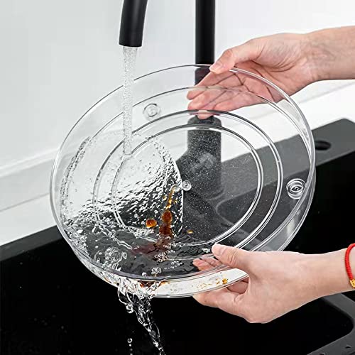 Artchros 3 Tier Lazy Susan Turntable Organizer Rotating Plate Spice Rack Standing Kitchen Rack - 9.25 inch