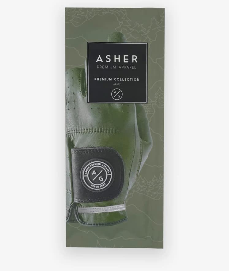 Asher Men's Premium Army Golf Glove - XL (goes on Left Hand)