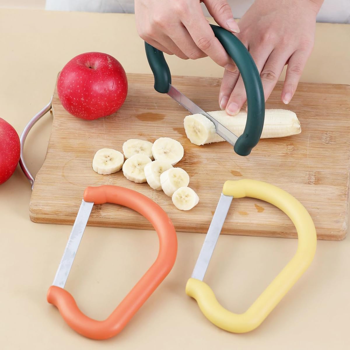 WIUCYS 6.5in Cutting Saw Knives, Serrated Cutter Slicer Knife for Vegetables Bread Fruit, Cooking Learing Practise for Kids Beginner Kitchen Gadget Handcraft Saw Tool 2pcs/set
