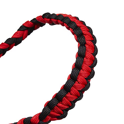 Allen Paracord Braided Wrist Bow Sling, Black/Red