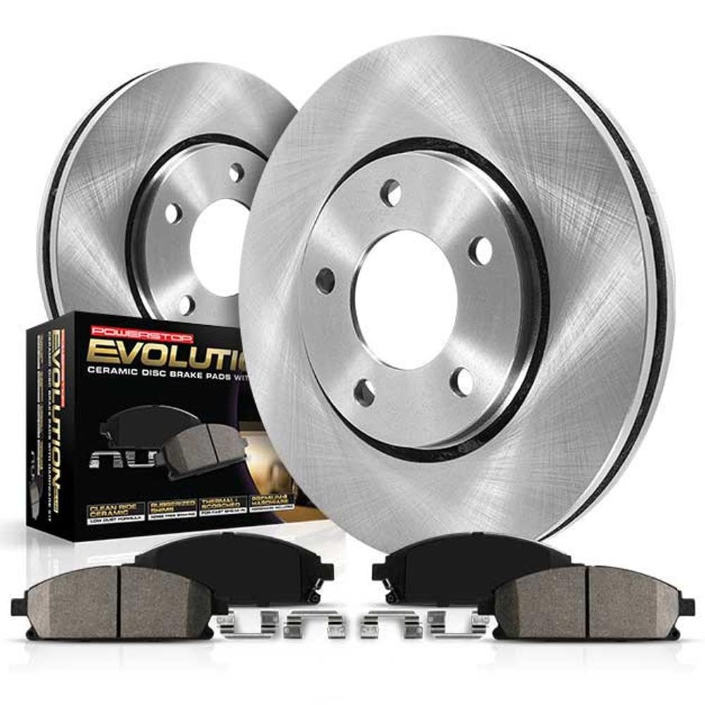 Power Stop KOE8480 Autospecialty Front Brake Kit-OE Brake Rotors & Ceramic Brake Pads For Subaru Forester 2019-2022 [Model Specific]