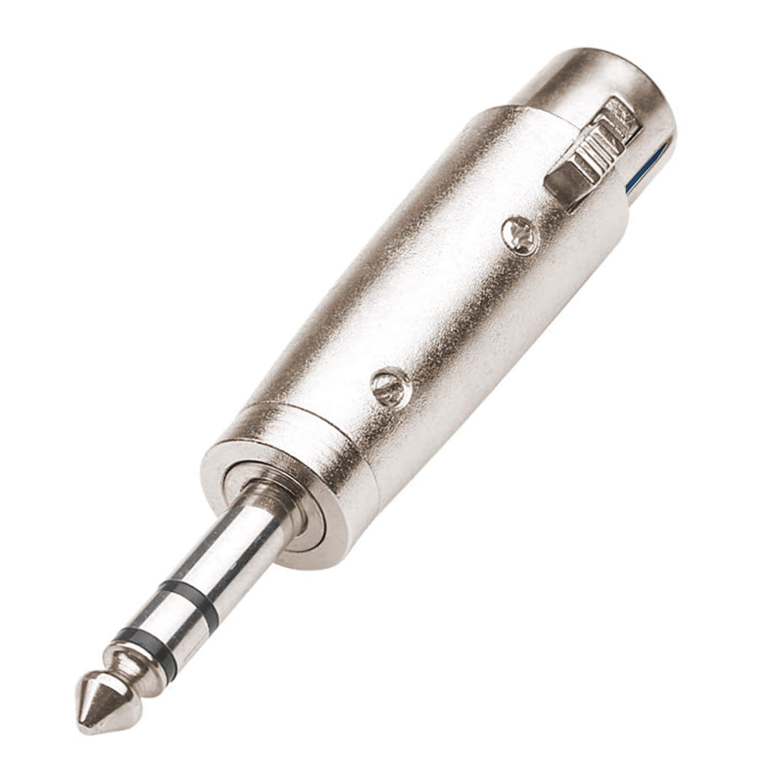 AYECEHI XLR Female to 1/4 TRS Male Stereo Adapter, 2 Pack, Metal Shielded, Positive Locking