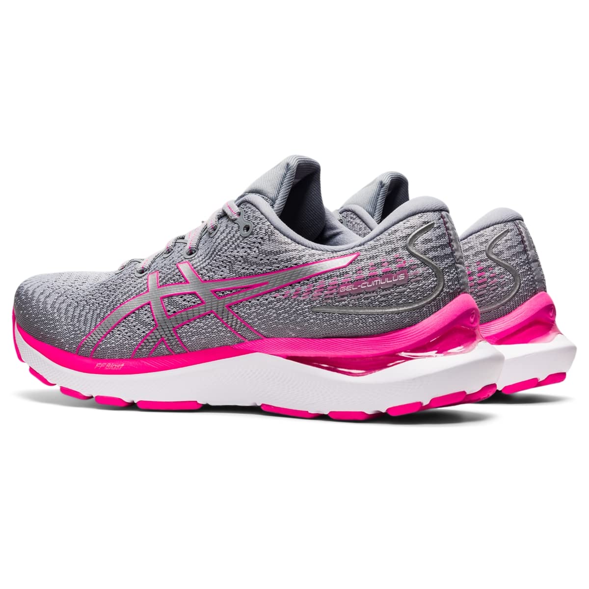 ASICS Women's Gel-Cumulus 24 Running Shoes, 9, Sheet Rock/Pink GLO