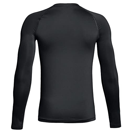 BALEAF Boys Compression Shirt Long Sleeve Youth Undershirts Kids Football Baseball Baselayer Cold Gear Quick Dry Black Size L