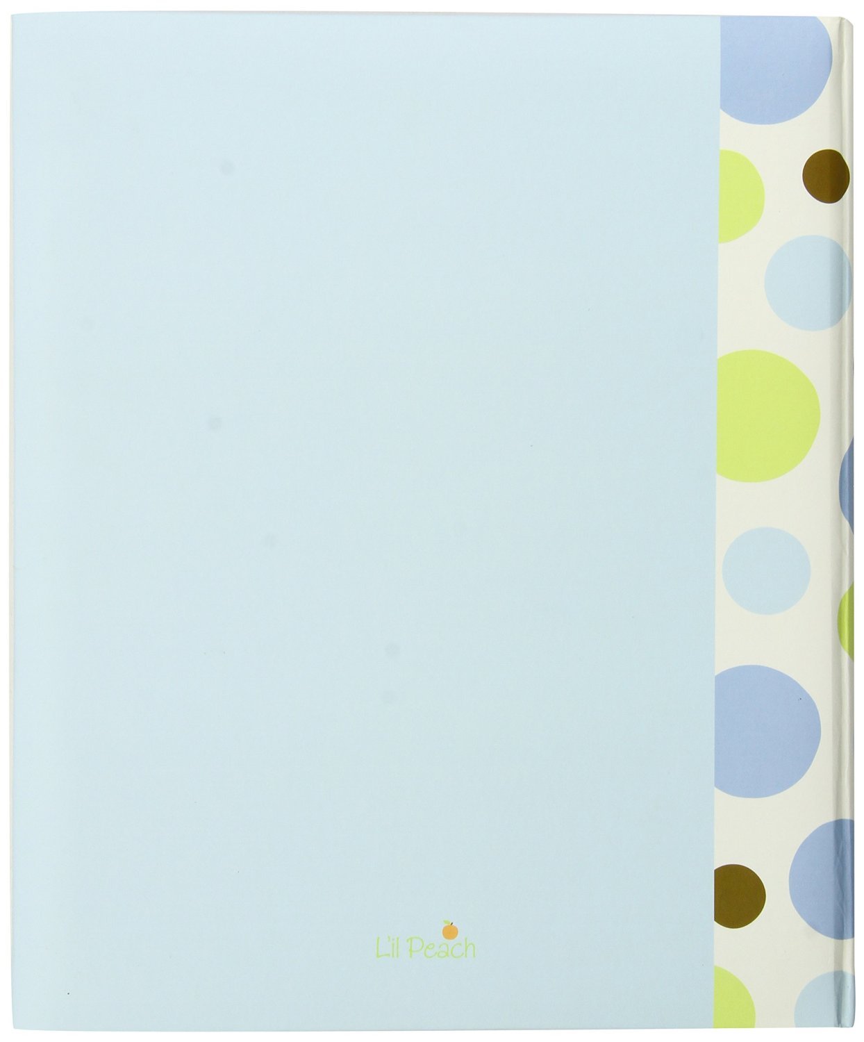 Lil Peach Train Baby Five Year Memory Book Photo Journal, Cherish Every Precious Moment Of Your Babys First Years, Blue