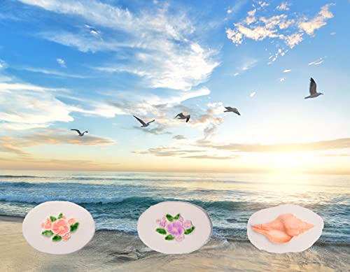 Biodegradable Urn for Human Ashes, Water Burial Urn, Urn Floats in Water, Urn for Cremation, Ocean Water Scattering Urn for Ashes, Floating Urn, Earth Memorials (Keepsake EliteĀ® Pink Flower Y-01)