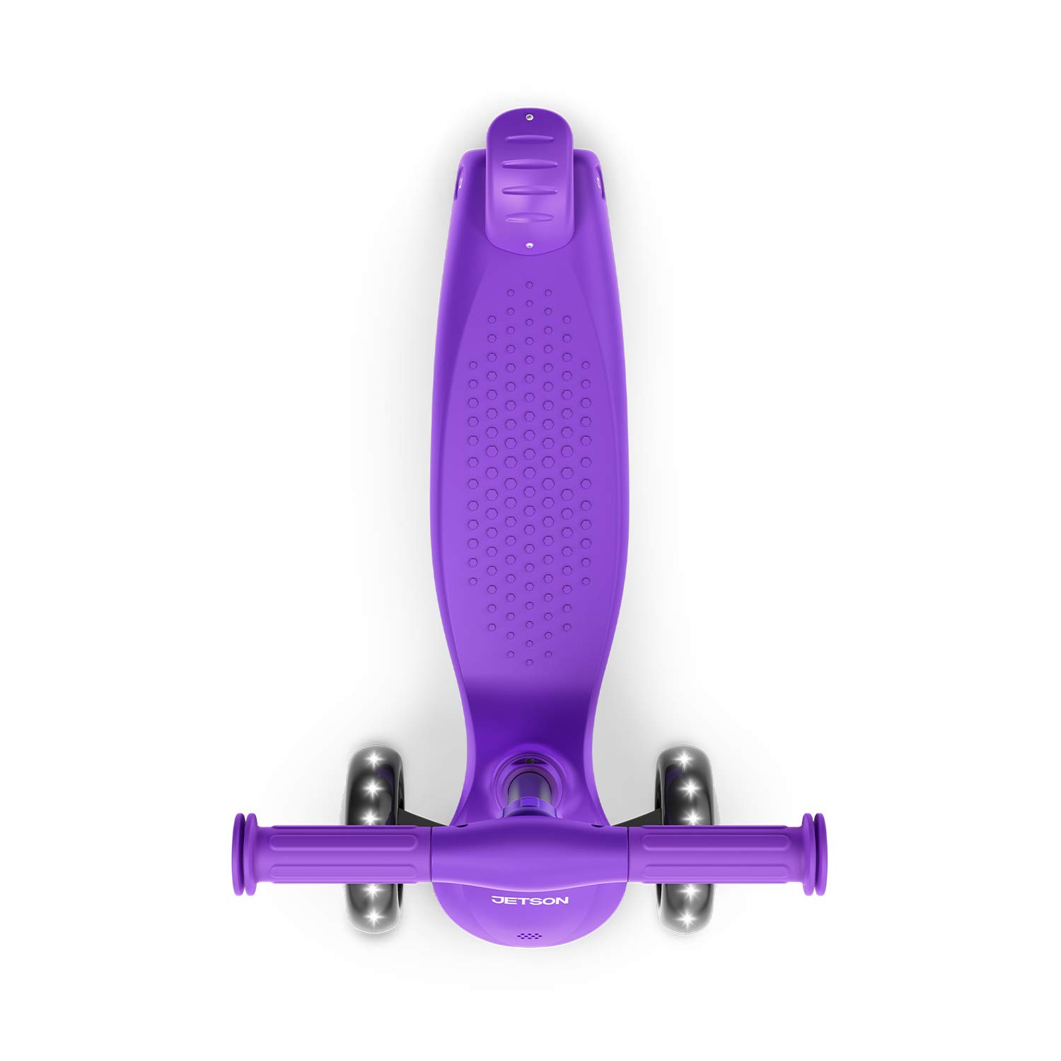 Jetson Scooters - Lumi 3 Wheel Kick Scooter (Green) - Kids Three Wheel Push Scooter with Adjustable Height Handlebars - Ultra-Lightweight Design with High Visibility Light Up LEDs on Stem and Wheels