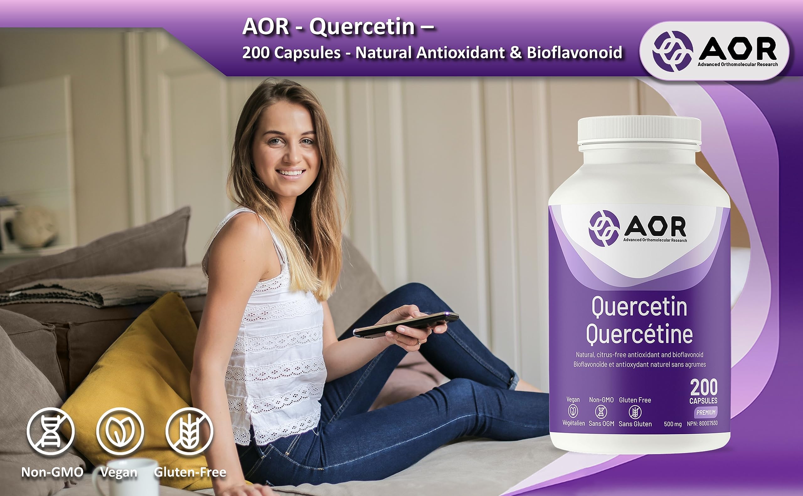 AOR Quircetin, 200 CT