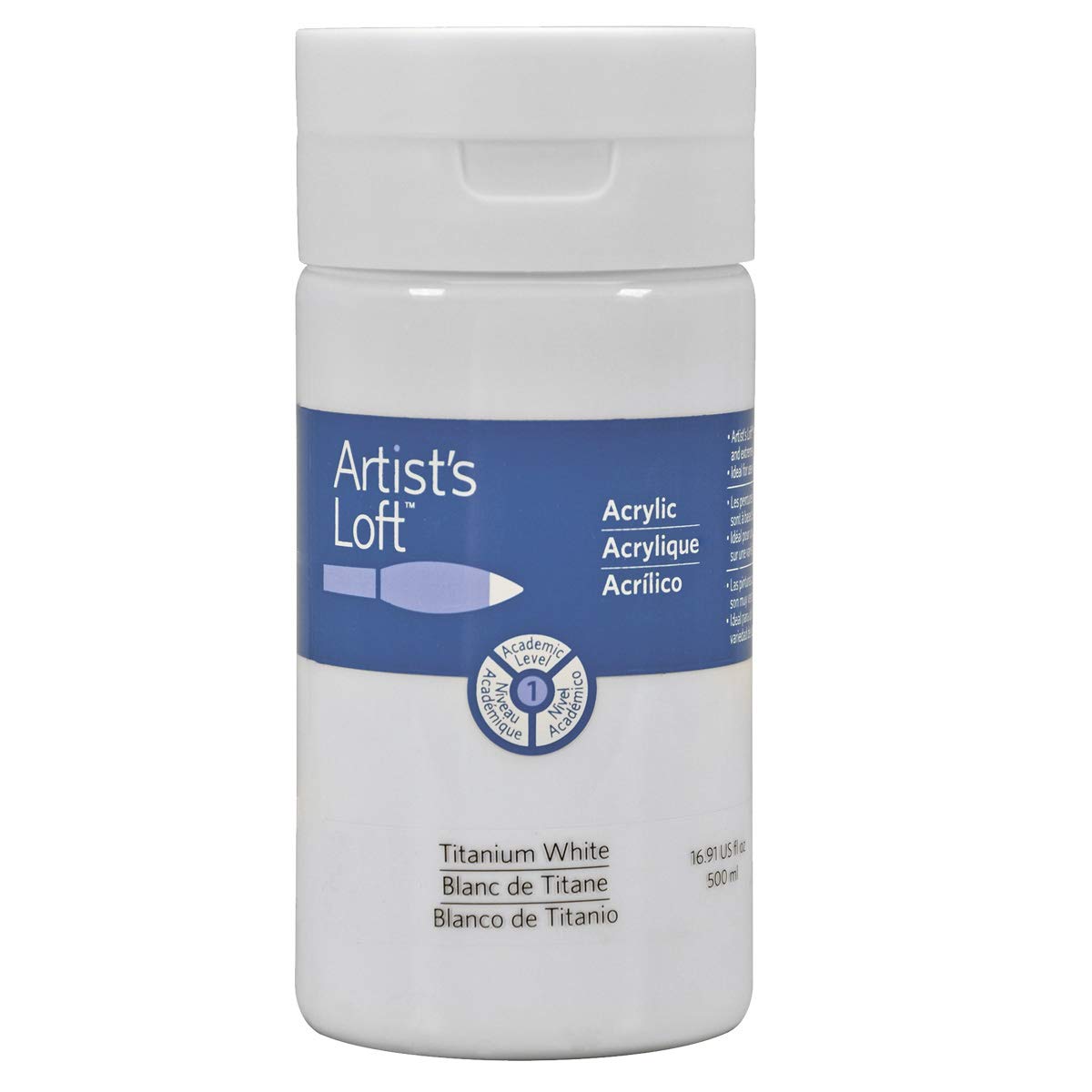 Artist's Loft Titanium White Acrylic Paint, 16.9oz. (500 mL)