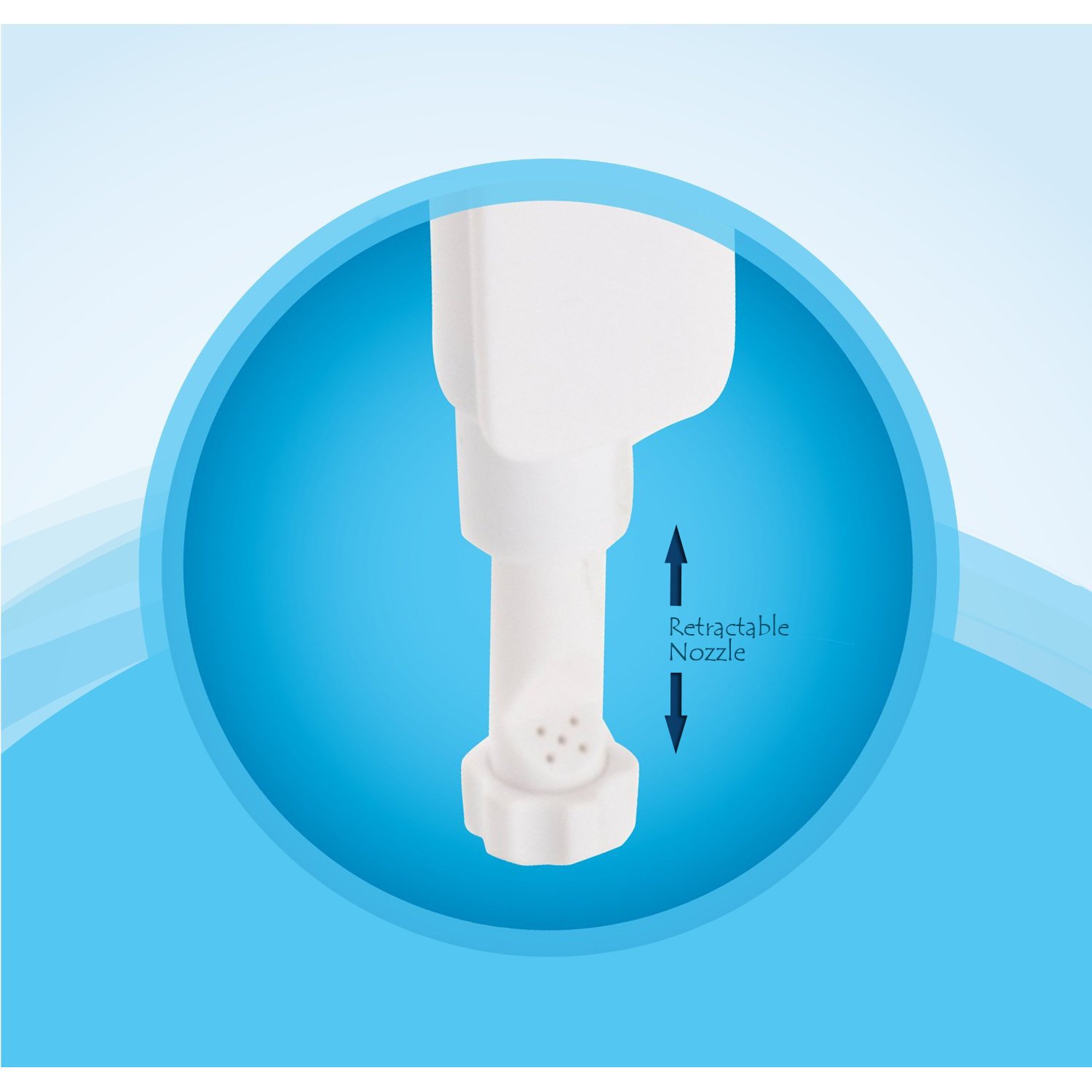 Astor Bidet Fresh Water Spray Non-Electric Mechanical Bidet Toilet Seat Attachment CB-1000