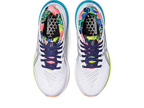 ASICS Women's Gel-Kayano 29 LITE-Show Running Shoes, 7, Lime Zest/LITE-Show
