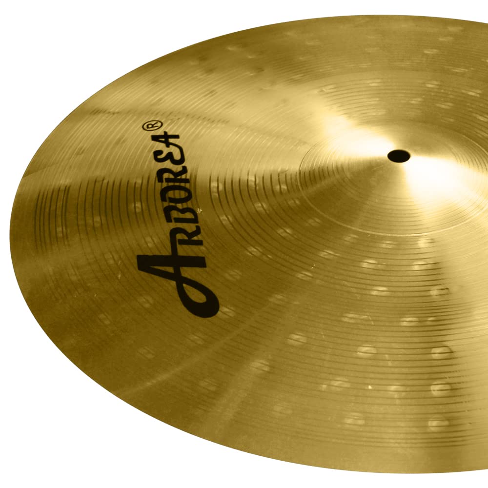 Arborea 13" Hi Hat Cymbals Pair FHC Traditional Finish Pure Brass Cymbals for Drums