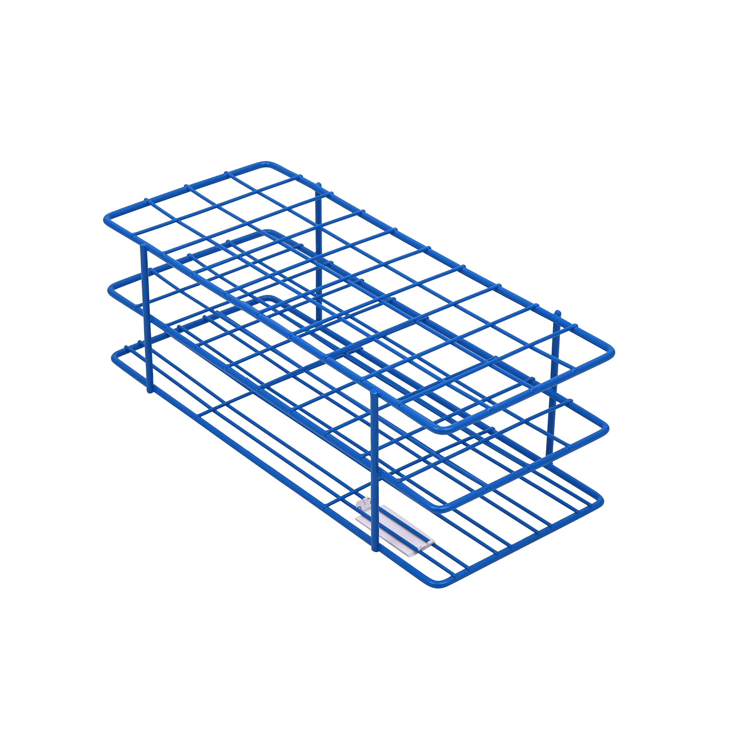 SP Bel-Art Poxygrid Test Tube Rack; For 16-20mm Tubes, 40 Places, Blue (F18762-0001)