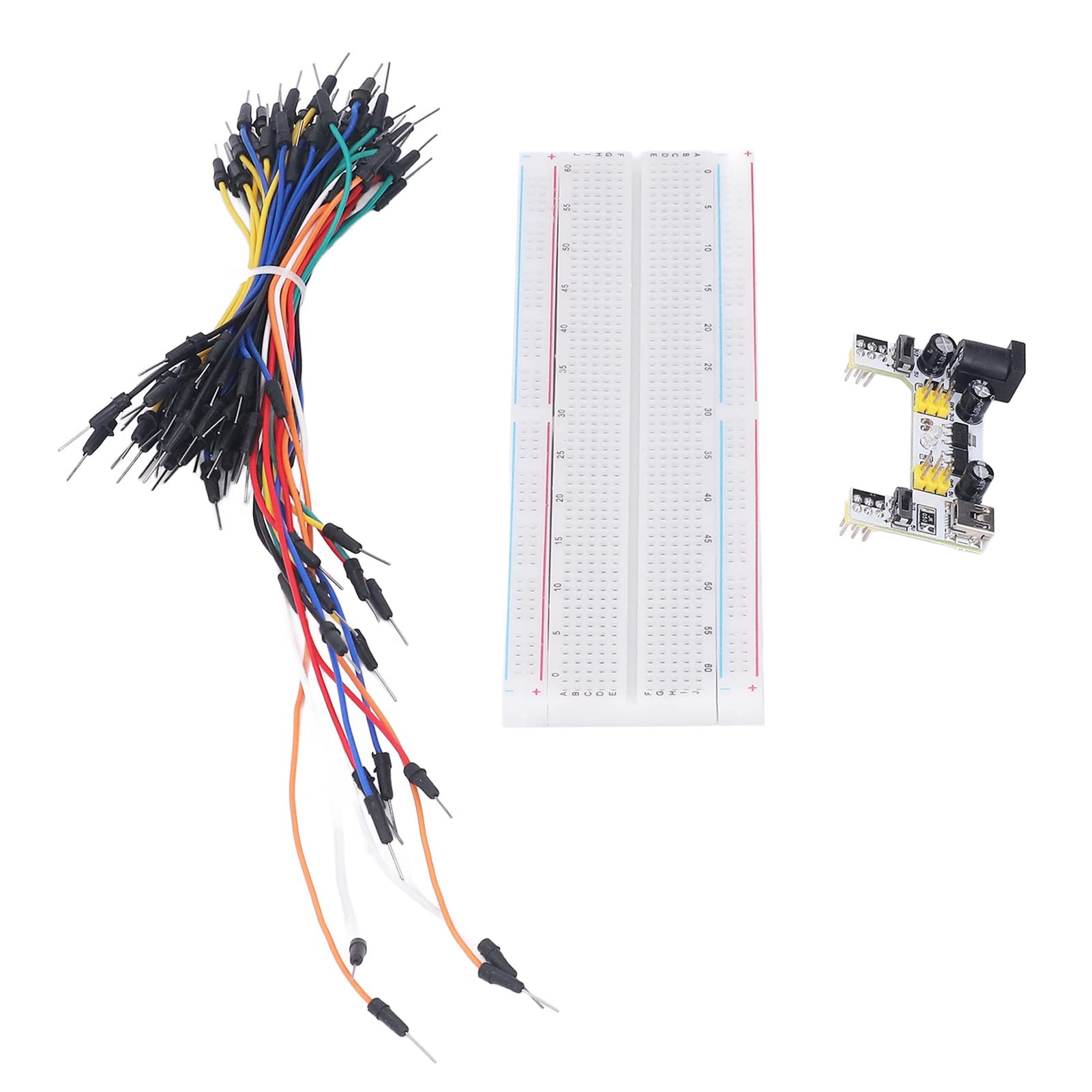 Breadboard Kit, 830 Tie Points Breadboard Kit 12V with Jumper Cables for Programming DIY Projects for Starter